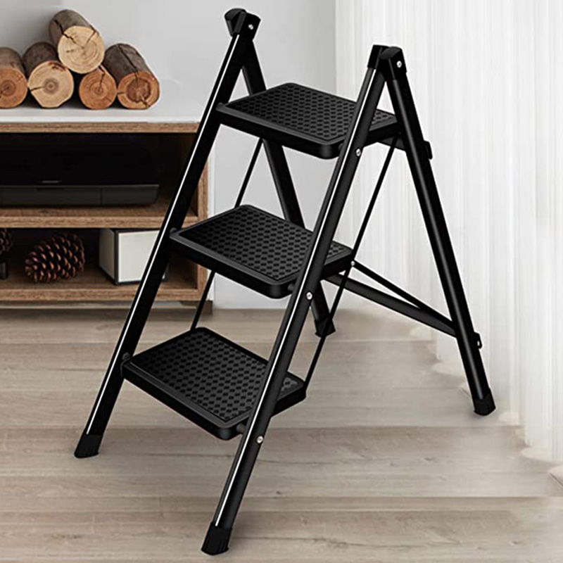 LEAP Folding Matte Black Step Ladder | LEAPsupplies Singapore