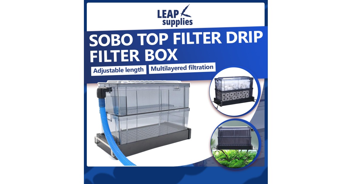 SOBO Top Filter Drip Filter Box | LEAPsupplies Singapore