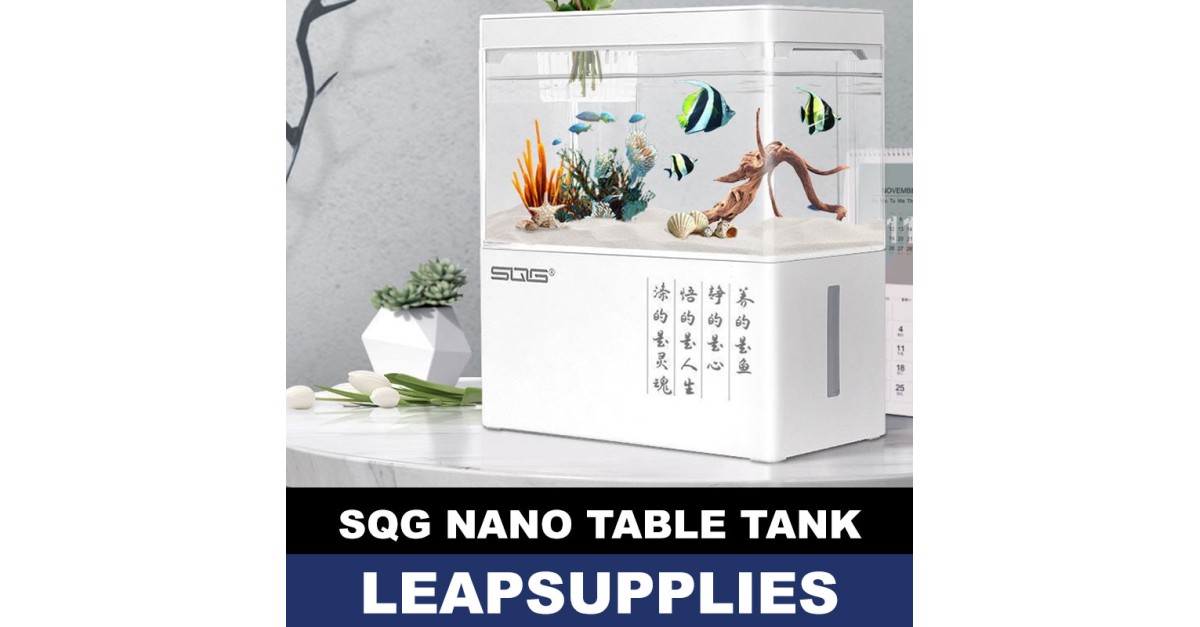 SQG Nano Table Top Fish Tank | LEAPsupplies Singapore