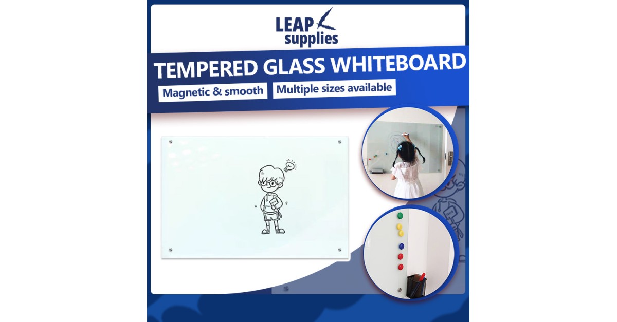 Tempered Glass Whiteboard | LEAPsupplies Singapore