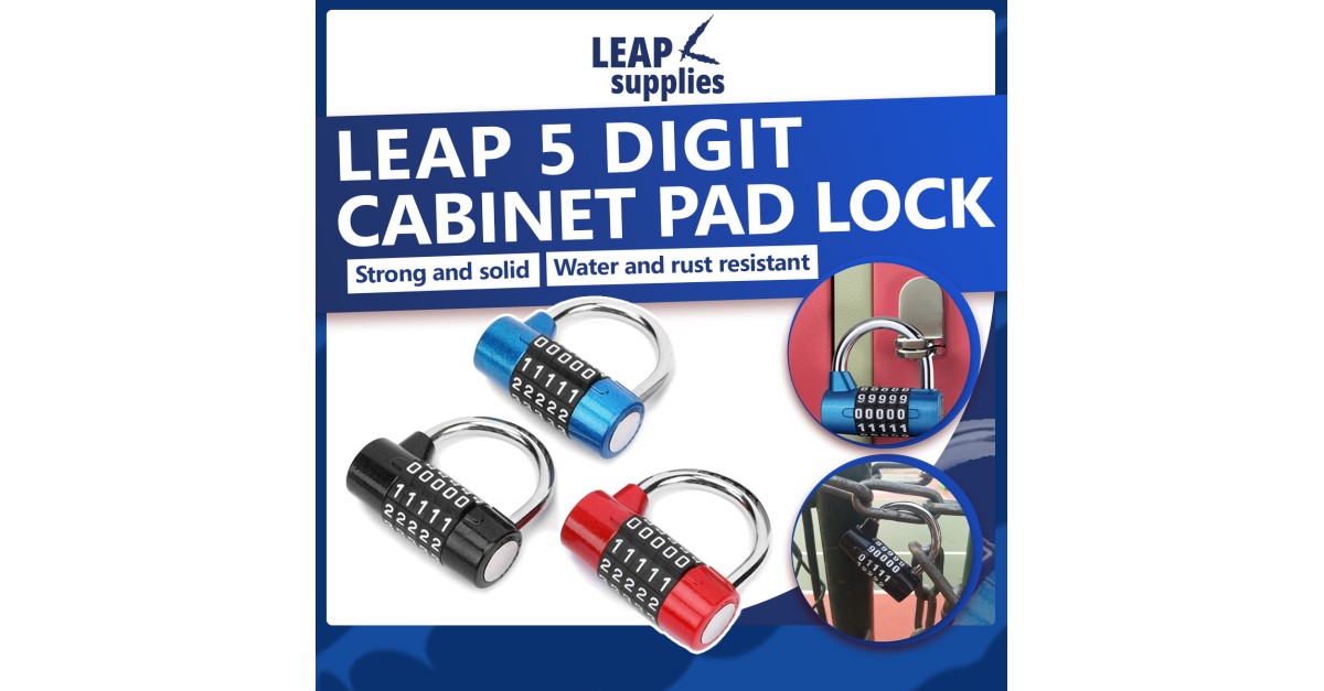 LEAP 5 Digit Cabinet Pad Lock | LEAPsupplies Singapore