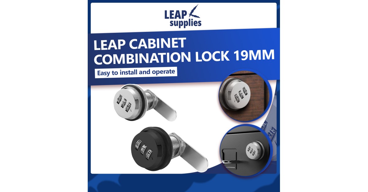 LEAP Cabinet Combination Lock 19mm | LEAPsupplies Singapore