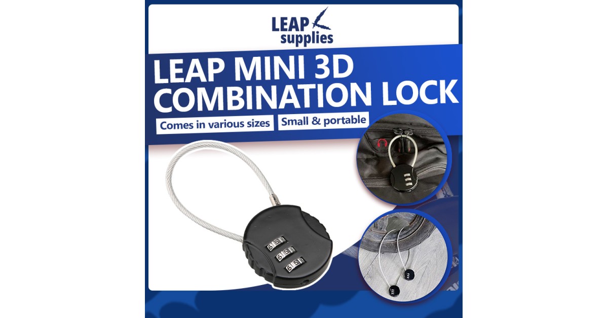 LEAP Mini 3D Combination Lock | LEAPsupplies Singapore