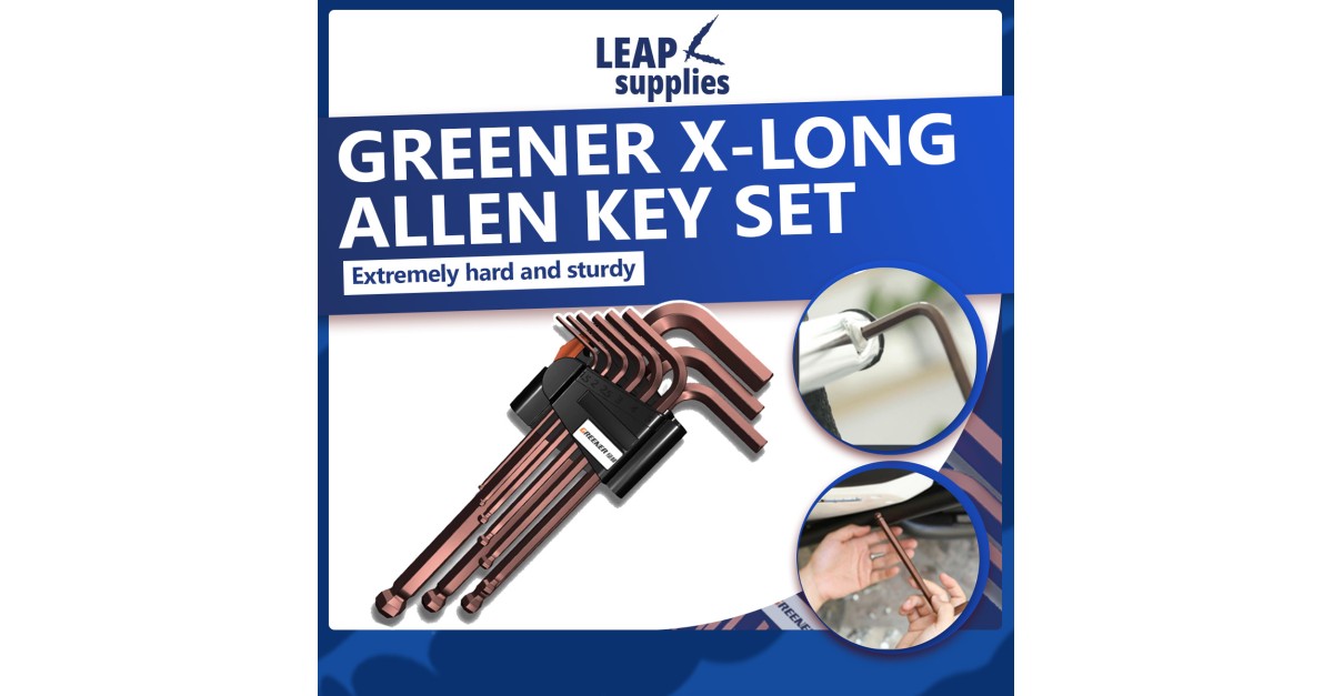 Greener X-Long Allen Key Set | LEAPsupplies Singapore