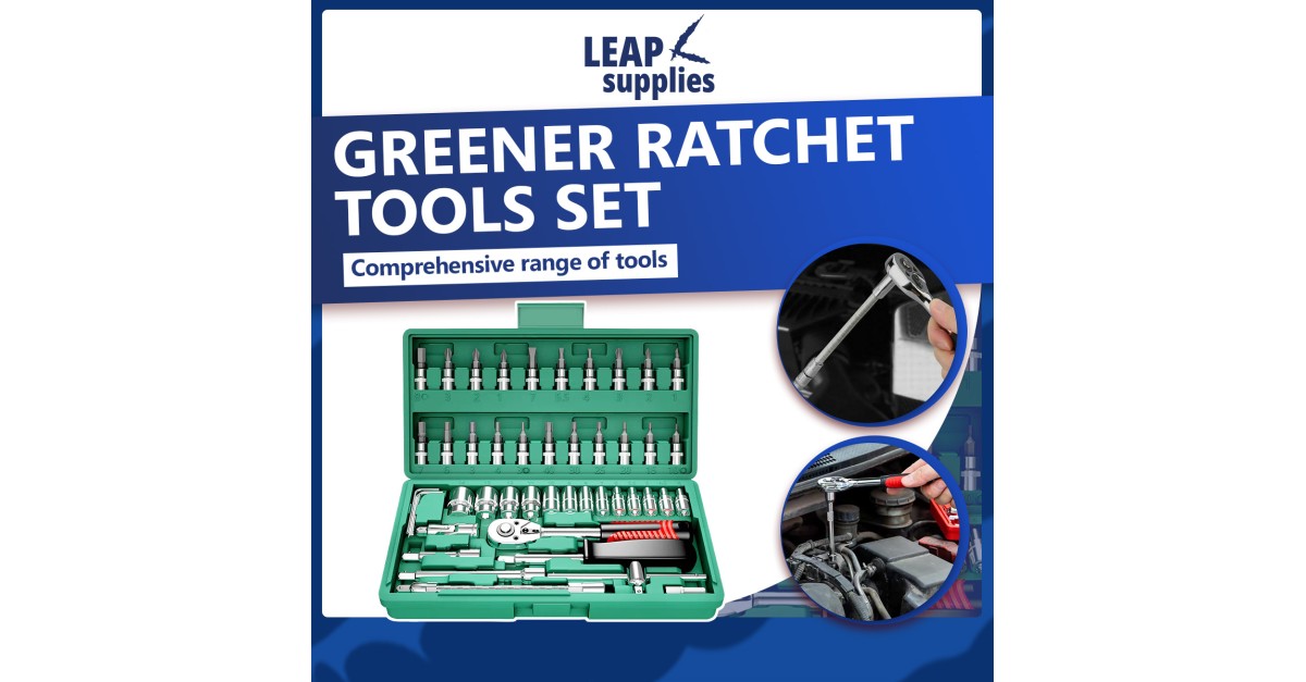 Greener Ratchet Tools Set | LEAPsupplies Singapore