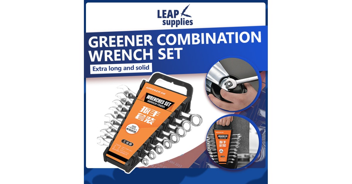 Greener Combination Wrench Set | LEAPsupplies Singapore