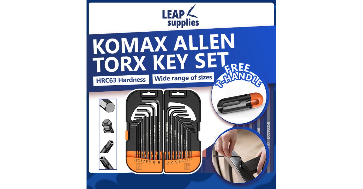 Komax Allen Torx Key Set | LEAPsupplies Singapore